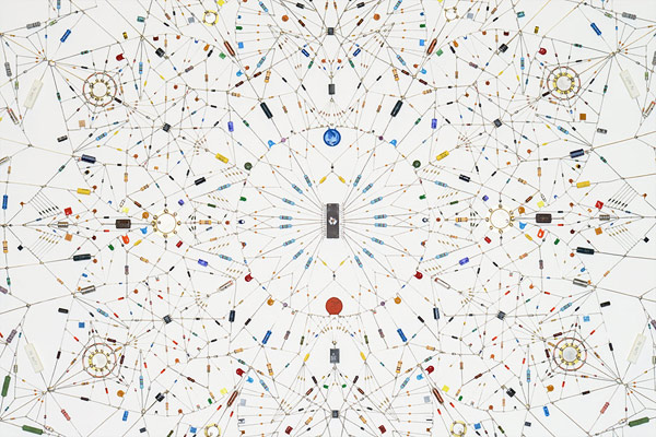 Mandalas Made From Electronic Components by Artist Leonardo Ulian ...