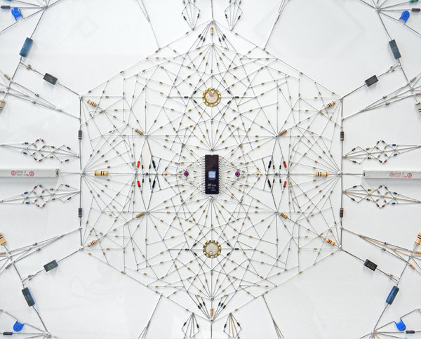 Mandalas Made From Electronic Components by Artist Leonardo Ulian ...