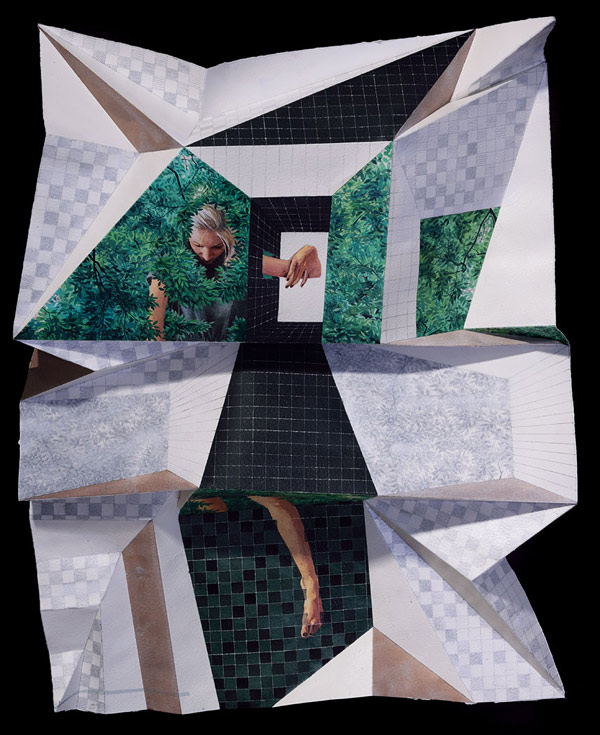 Folded Paintings by Artist Marcelo Daldoce – BOOOOOOOM! – CREATE ...