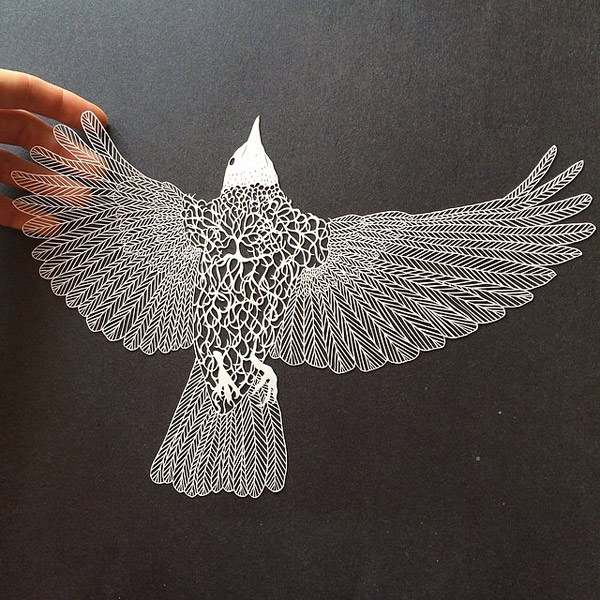 Incredibly Intricate Paper Cut Works by Artist Maude White – BOOOOOOOM ...