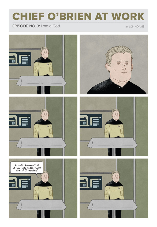 Chief O’Brien at Work: Comics by Jon Adams – BOOOOOOOM! – CREATE ...