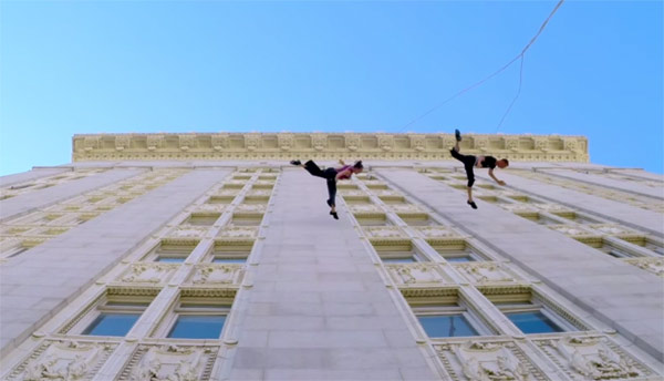 Vertical Dancers Waltz on the Walls of Oakland’s City Hall – BOOOOOOOM ...