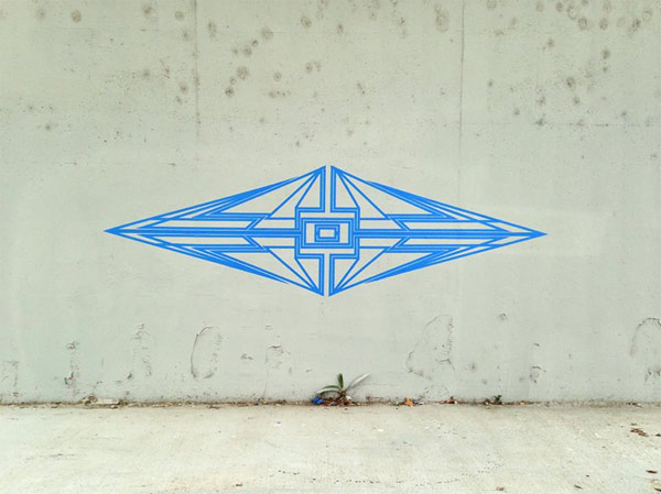 Tape Graffiti by artist Gustavo Fuentes – BOOOOOOOM! – CREATE * INSPIRE ...