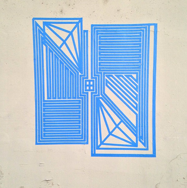 Tape Graffiti by artist Gustavo Fuentes – BOOOOOOOM! – CREATE * INSPIRE ...