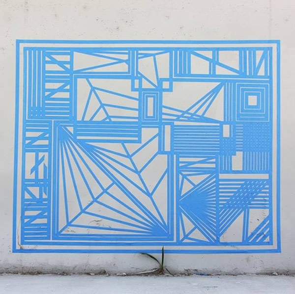 Tape Graffiti by artist Gustavo Fuentes – BOOOOOOOM! – CREATE * INSPIRE ...