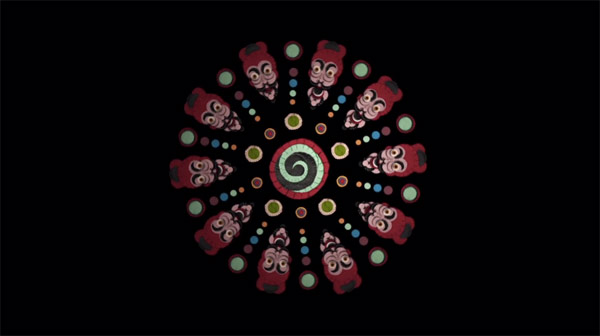 Animation: Creatures and Characters Made Using Overlapping Felt Circles ...
