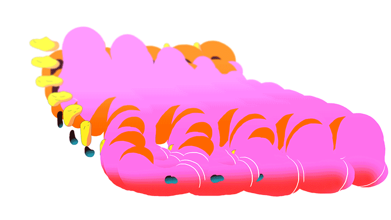 Colourful Wobbly Animated Gifs by Artist Ori Toor – BOOOOOOOM! – CREATE ...