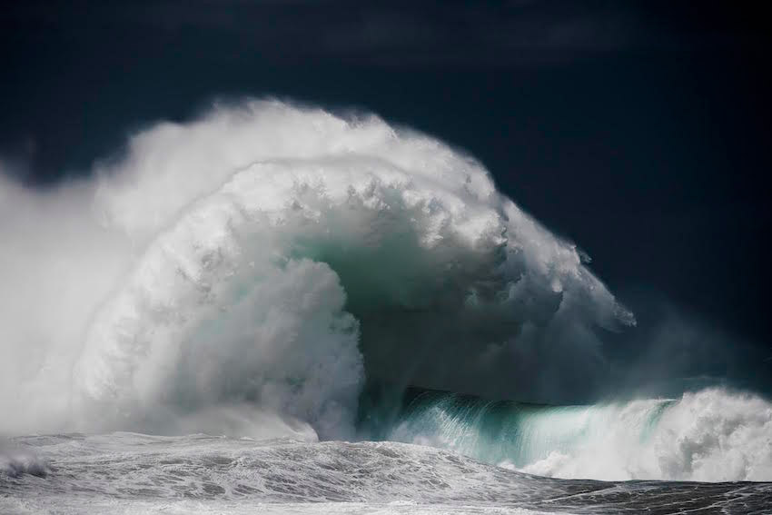 Breathtaking Images of 50-100ft High Waves by Photographer Luke ...