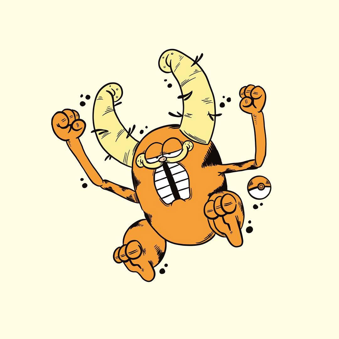 Artist Re-Imagining Every Pokémon as Garfield! – BOOOOOOOM! – CREATE ...