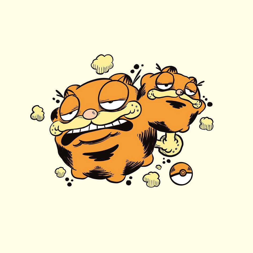 Artist Re-Imagining Every Pokémon as Garfield! – BOOOOOOOM! – CREATE ...