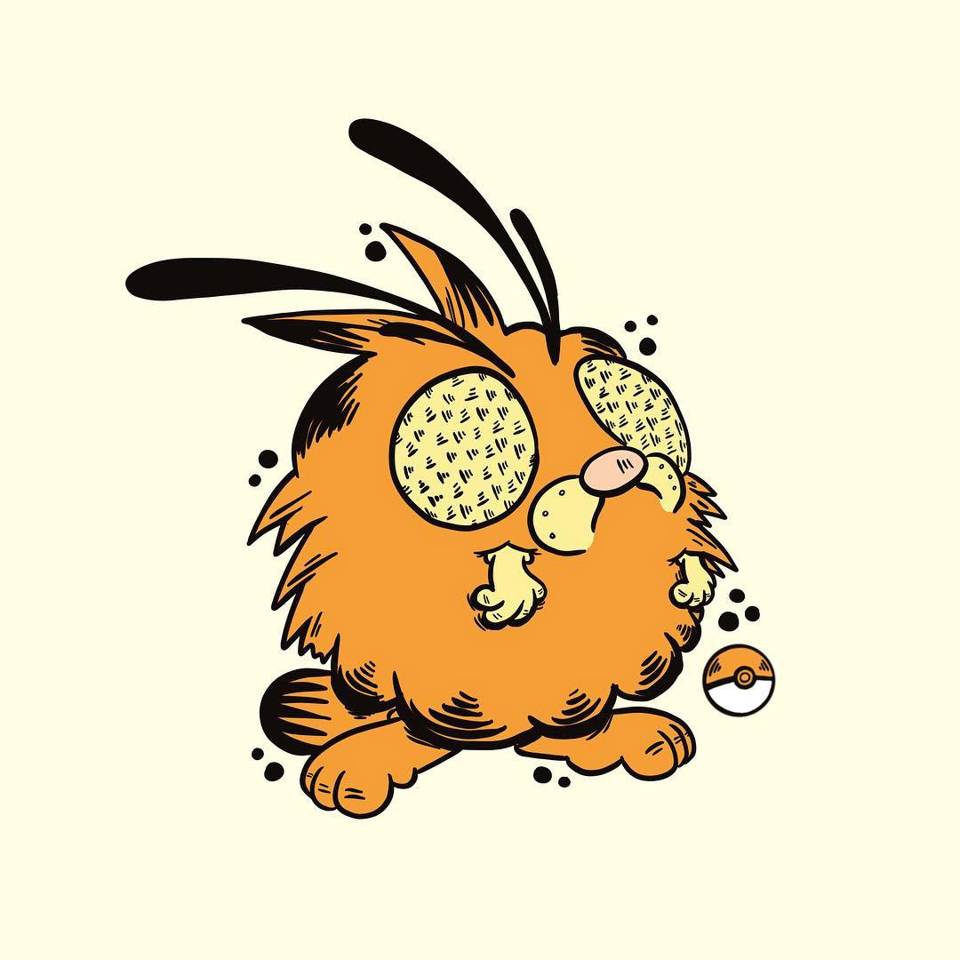 Artist Re-Imagining Every Pokémon as Garfield! – BOOOOOOOM! – CREATE ...