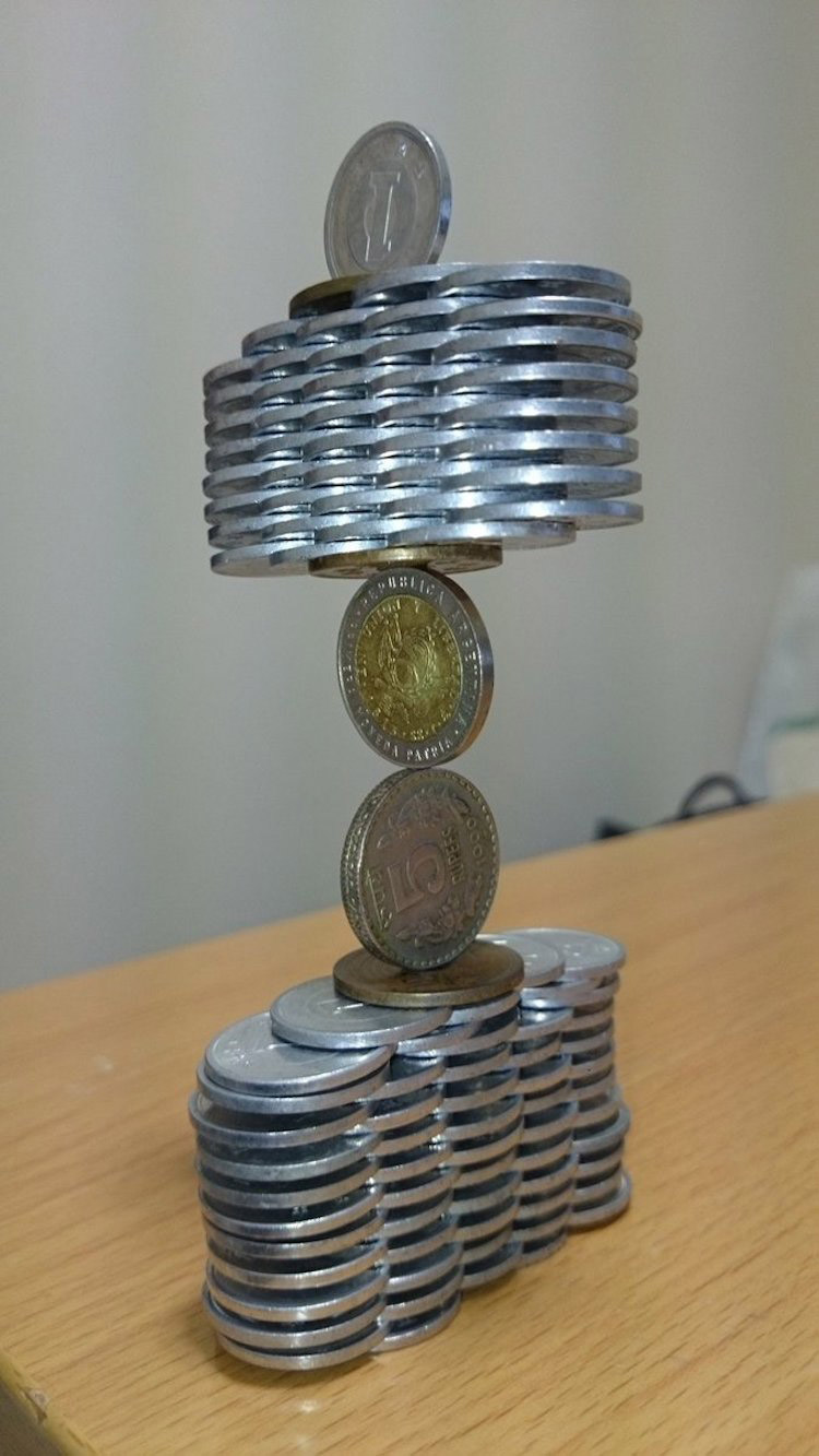 Incredible Coin Stacking by Japanese Artist – BOOOOOOOM! – CREATE ...