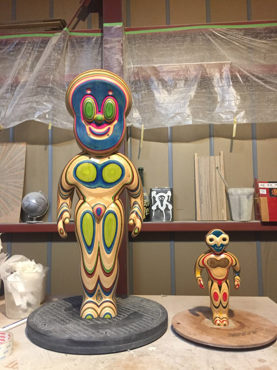 Playful Sculptures Made From Skateboard Decks by Artist Haroshi ...