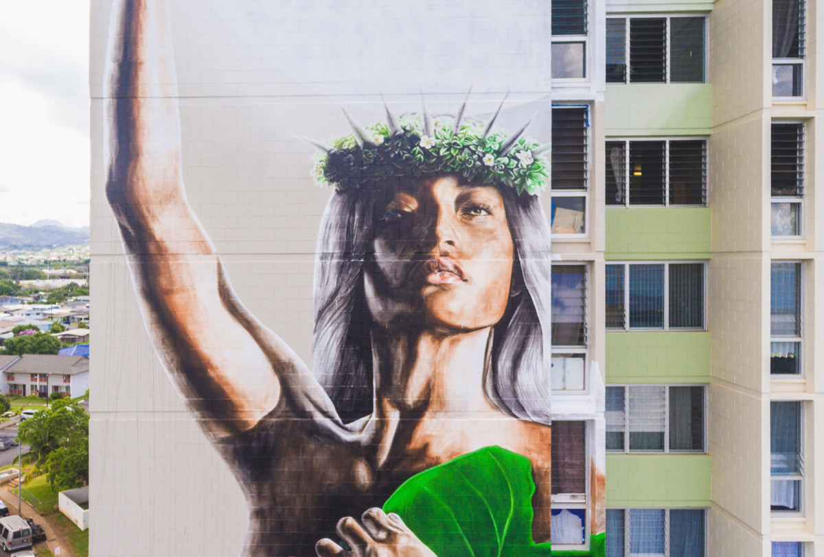 14-Story Mural by Artist Kamea Hadar – BOOOOOOOM! – CREATE * INSPIRE ...
