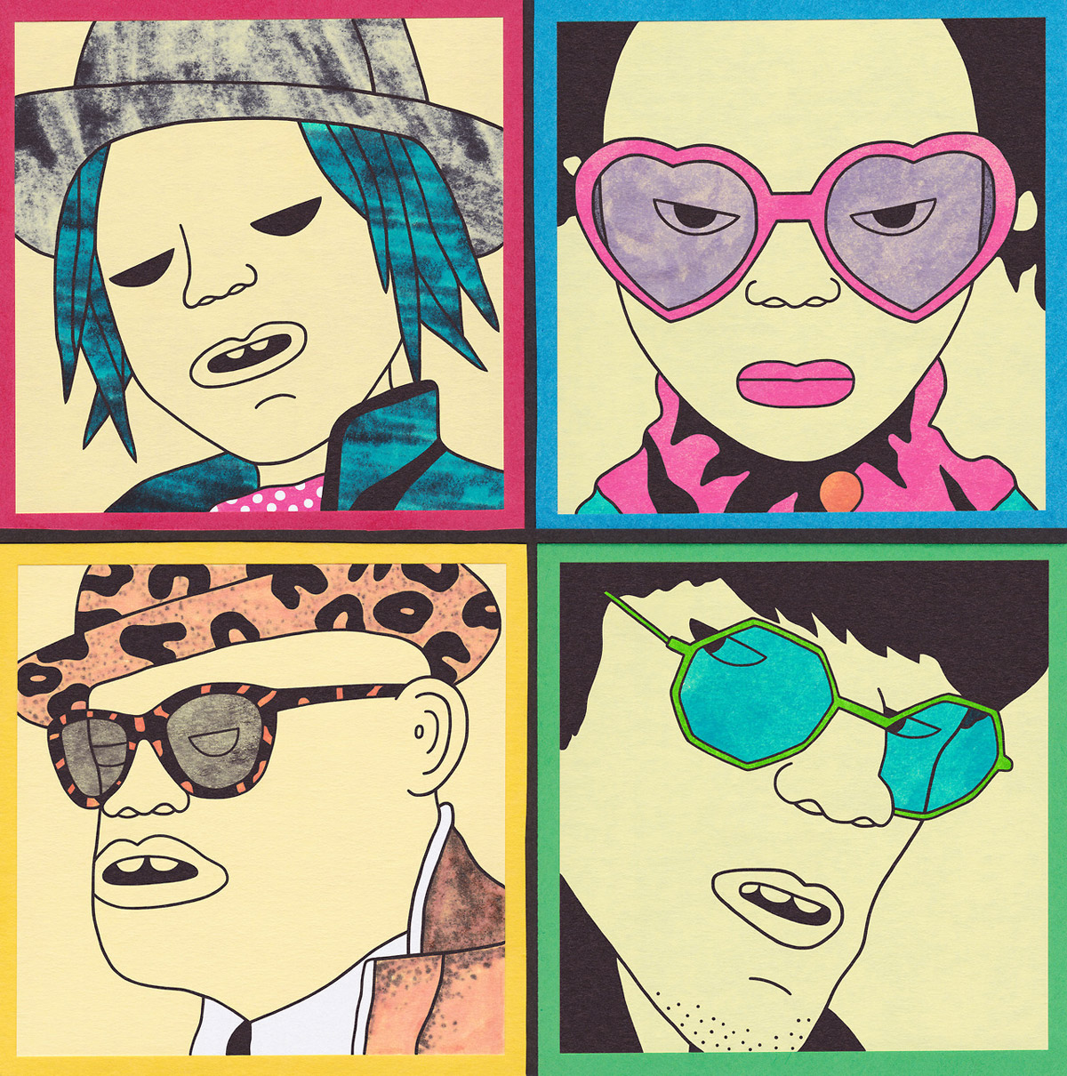 Gangster Doodles on Post-Its – BOOOOOOOM! – CREATE * INSPIRE ...