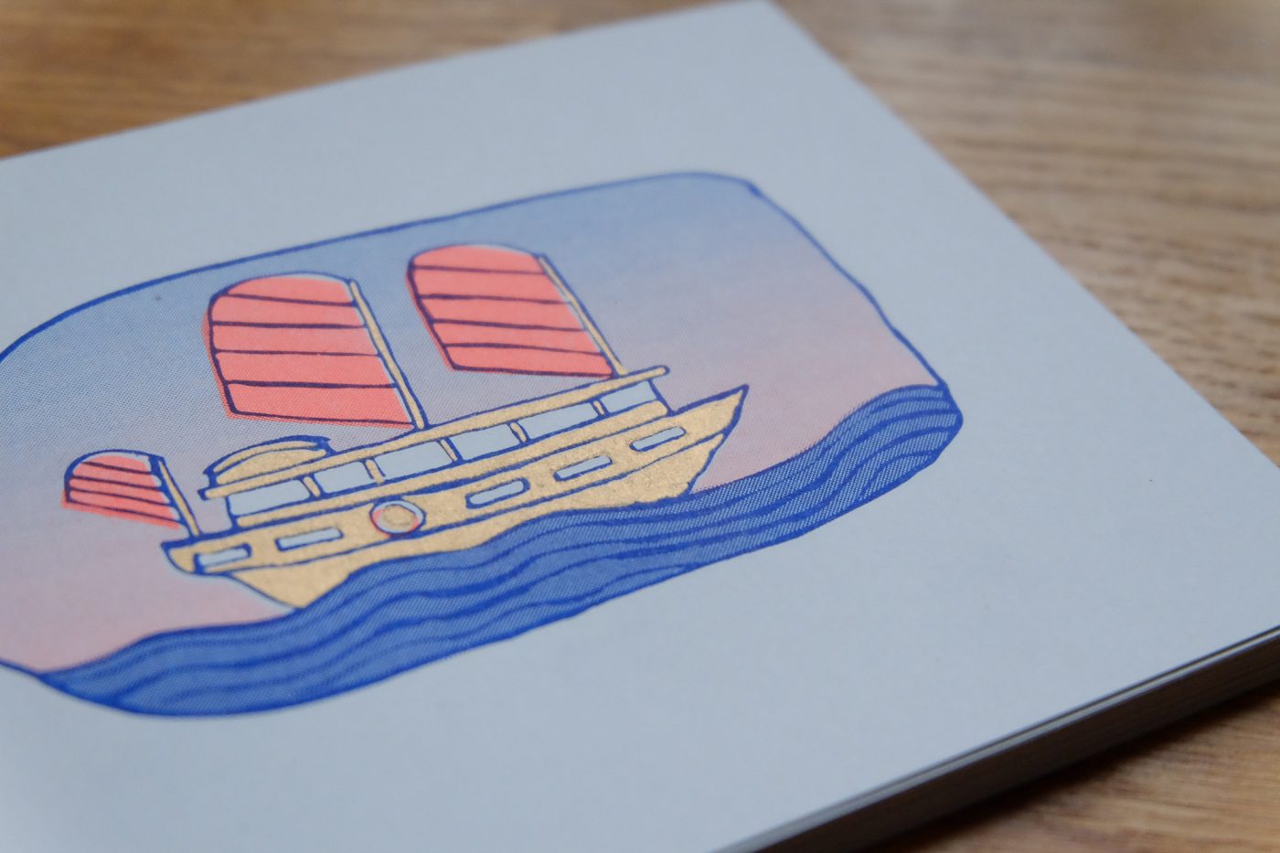 Risographing boats in bottles – BOOOOOOOM! – CREATE * INSPIRE ...