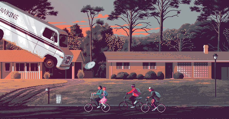 Pixel Art Tributes to Popular TV Shows by Artist Gustavo Viselner ...