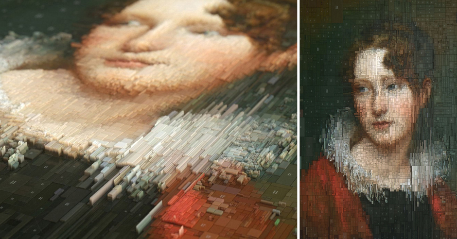 Historical Portraits Composed Using a Series of Algorithms and 3D ...