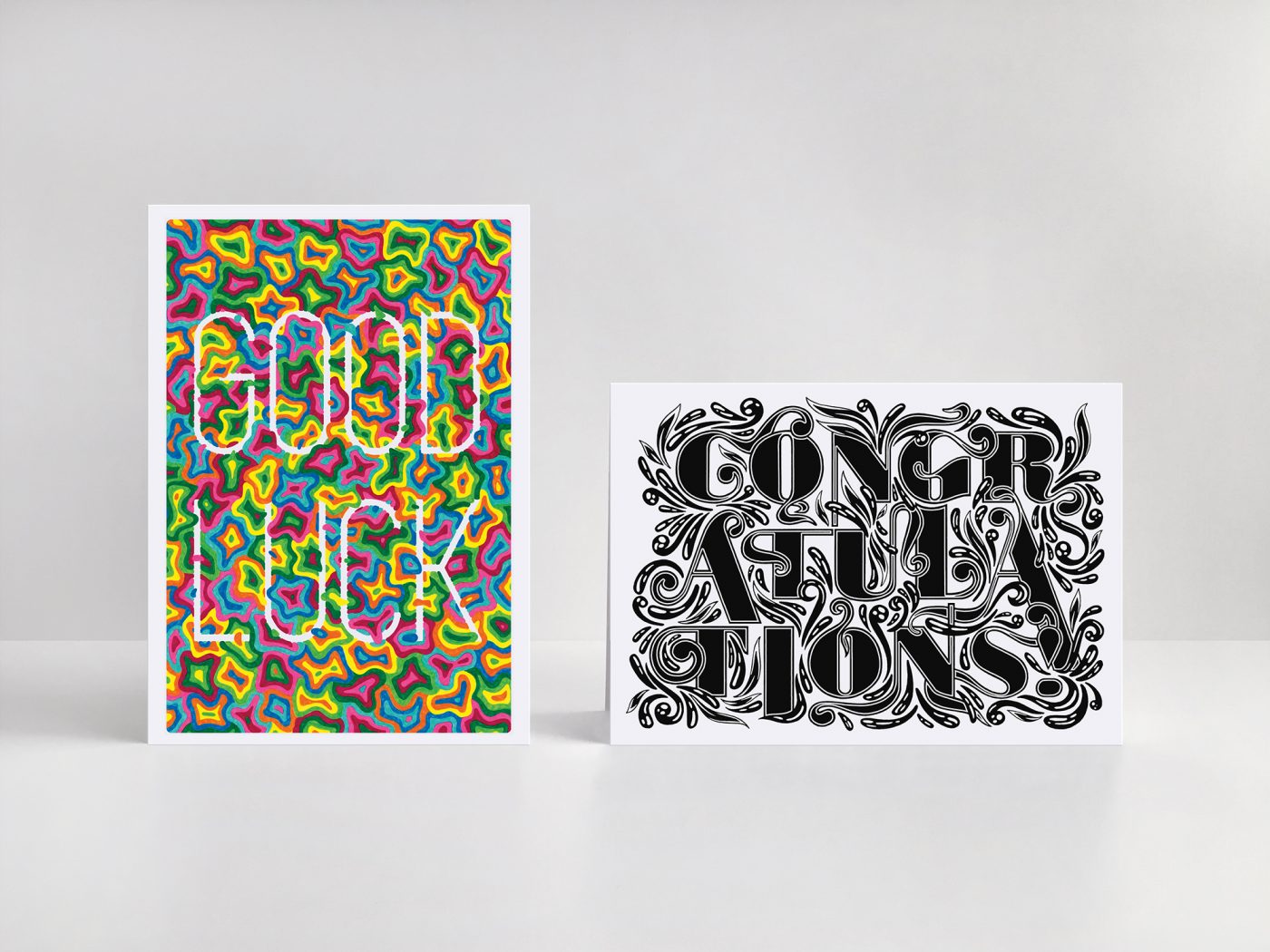 Typographic Greeting Cards – BOOOOOOOM! – CREATE * INSPIRE * COMMUNITY ...