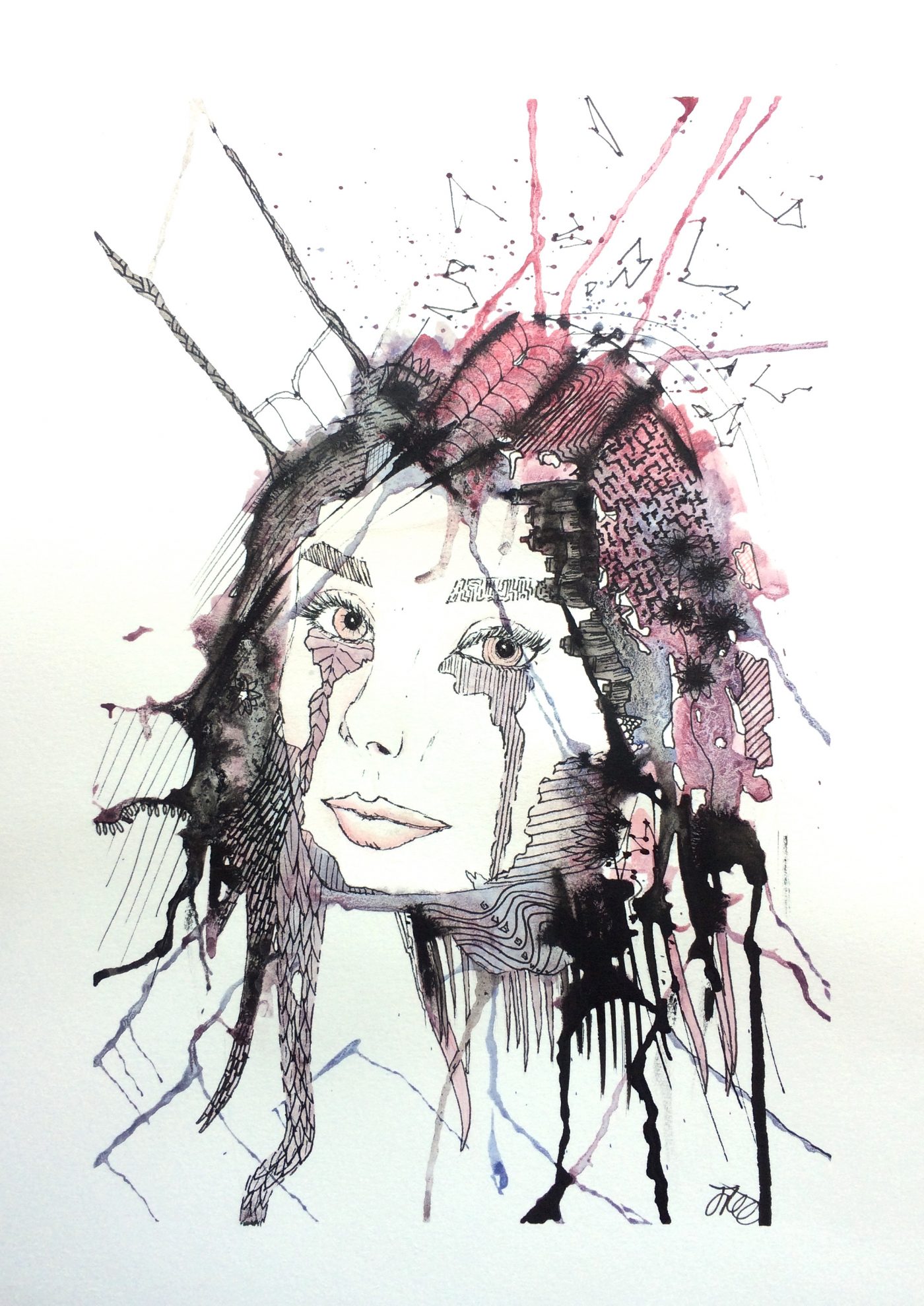 ‘Three’ abstract portrait – BOOOOOOOM! – CREATE * INSPIRE * COMMUNITY ...