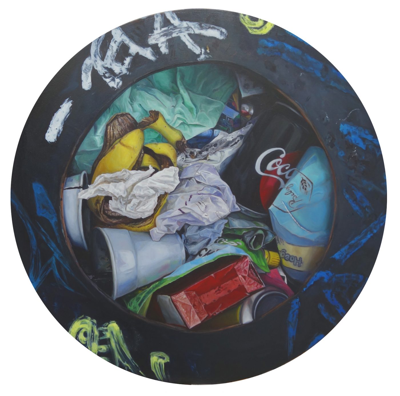 A Closer Look at Trash – Garbage Paintings by Jodi Gerbi – BOOOOOOOM ...