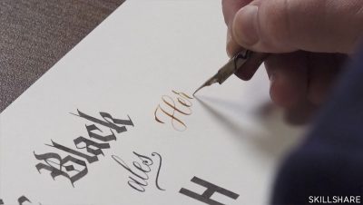 New Seb Lester Skillshare Class — Calligraphy Fundamentals: Letterforms ...