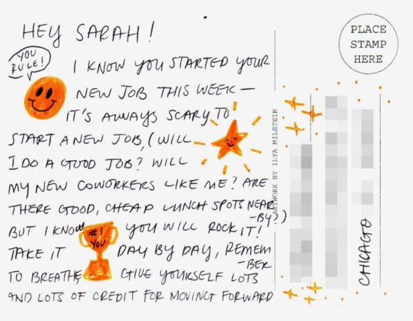 65 Encouraging Postcards Written to Complete Strangers – BOOOOOOOM ...