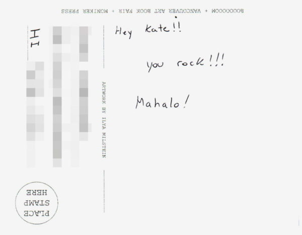 65 Encouraging Postcards Written to Complete Strangers – BOOOOOOOM ...