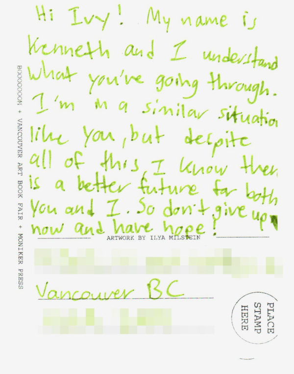 65 Encouraging Postcards Written to Complete Strangers – BOOOOOOOM ...