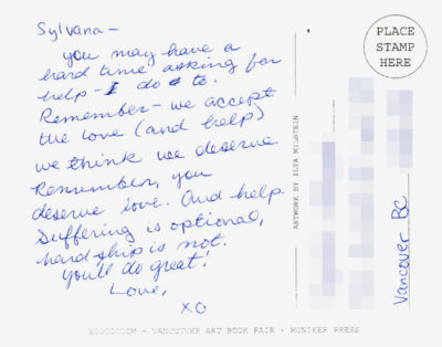 65 Encouraging Postcards Written to Complete Strangers – BOOOOOOOM ...