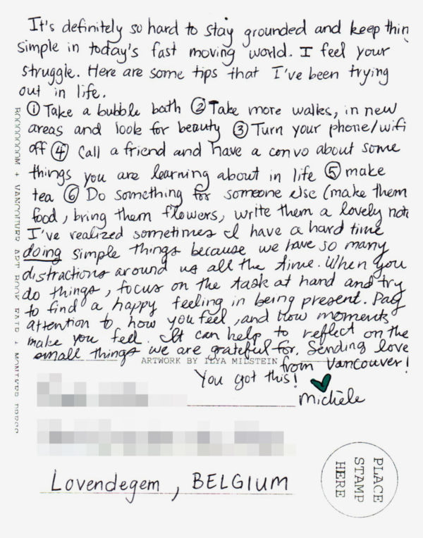 65 Encouraging Postcards Written to Complete Strangers – BOOOOOOOM ...
