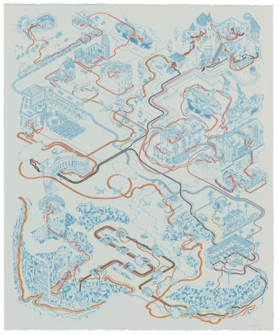 "Cinemaps" by Artist Andrew DeGraff