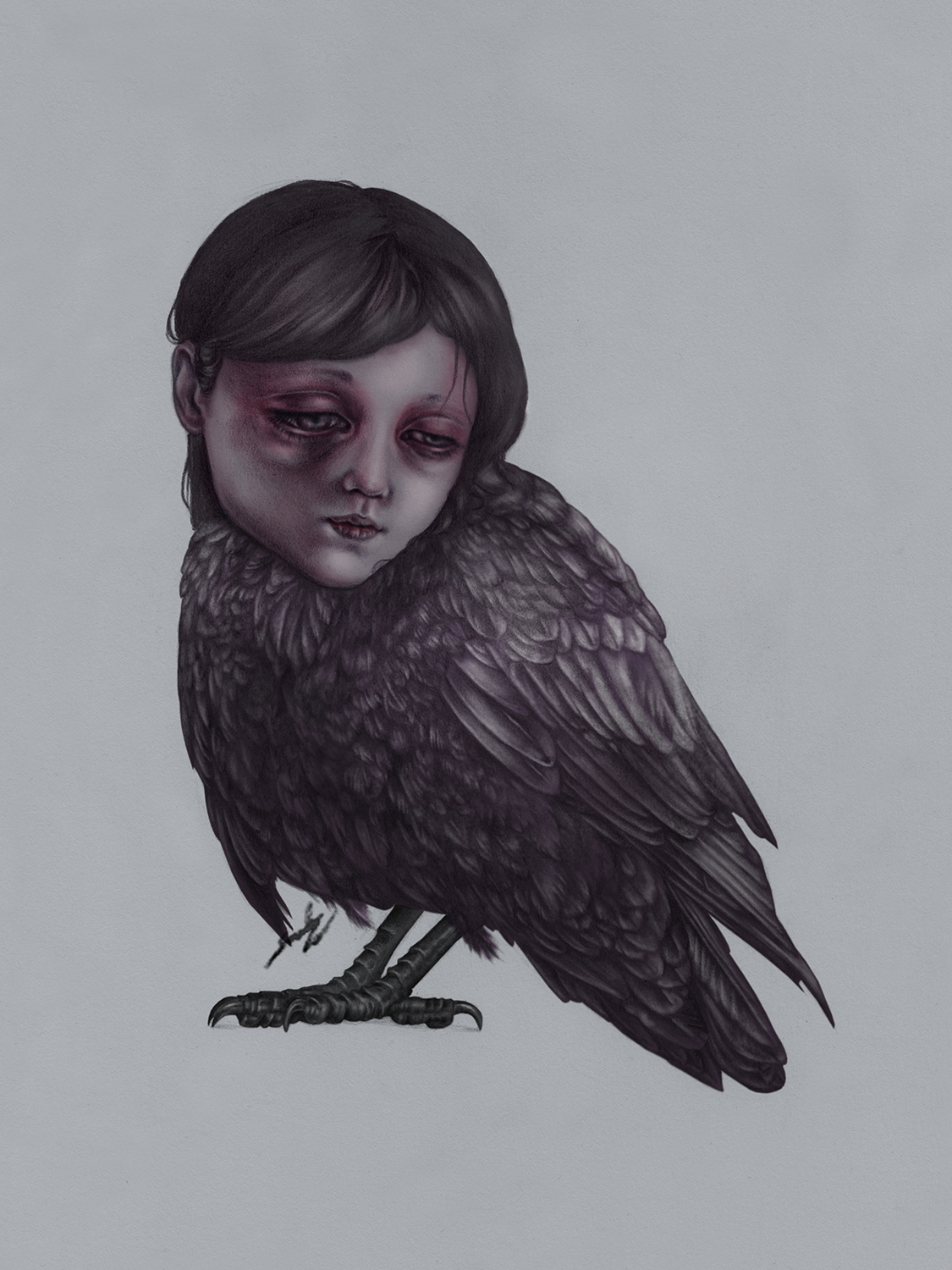 Sadness. Graphite and Digital, 2019. – BOOOOOOOM! – CREATE * INSPIRE ...