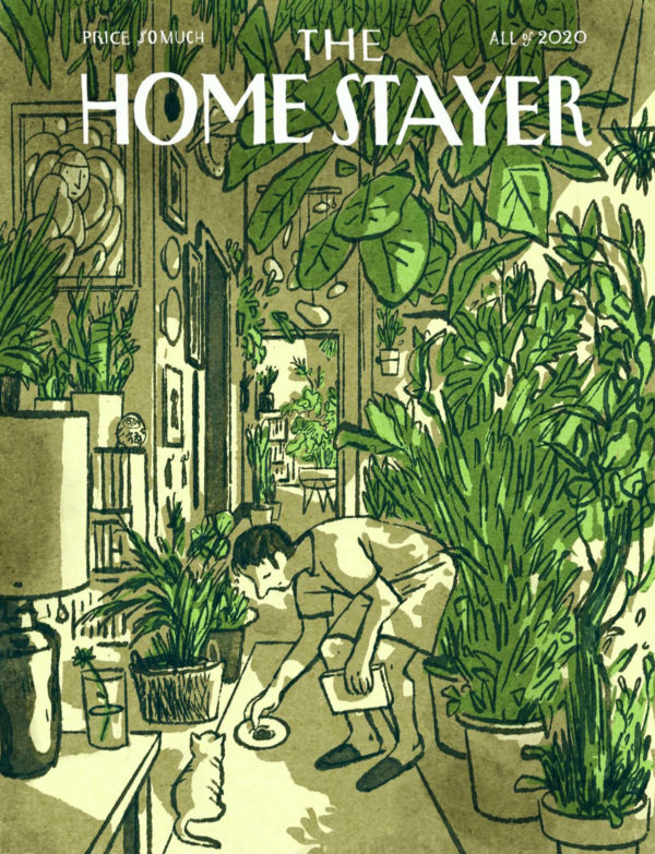 "The Home Stayer" by Illustrator Luis Mendo