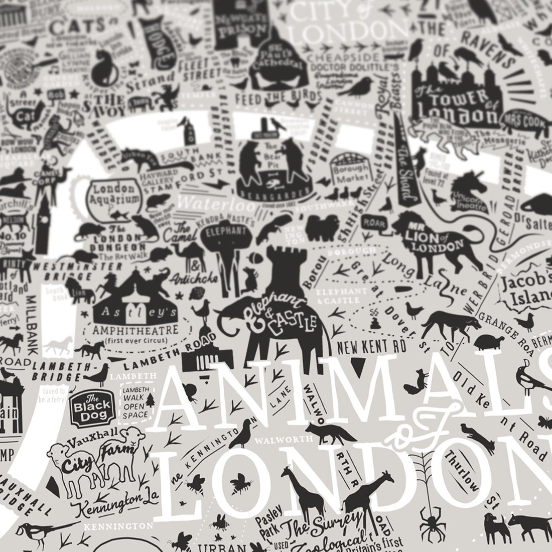 Creative Maps Of London – BOOOOOOOM! – CREATE * INSPIRE * COMMUNITY ...
