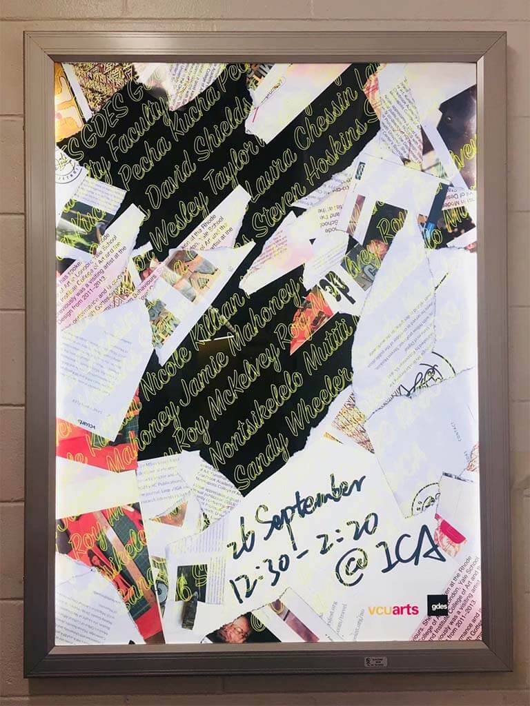 VCU Arts GDES Faculty Research Presentations Poster – BOOOOOOOM ...