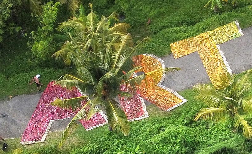 “MAKE ART NOT WAR” land-art installation aims to raise awareness and ...