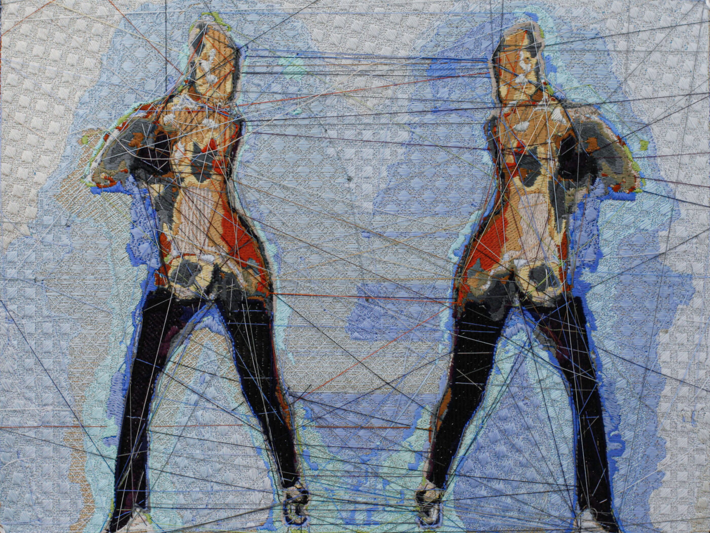 Select embroideries from Terry Boyd’s recent exhibition titled Public ...