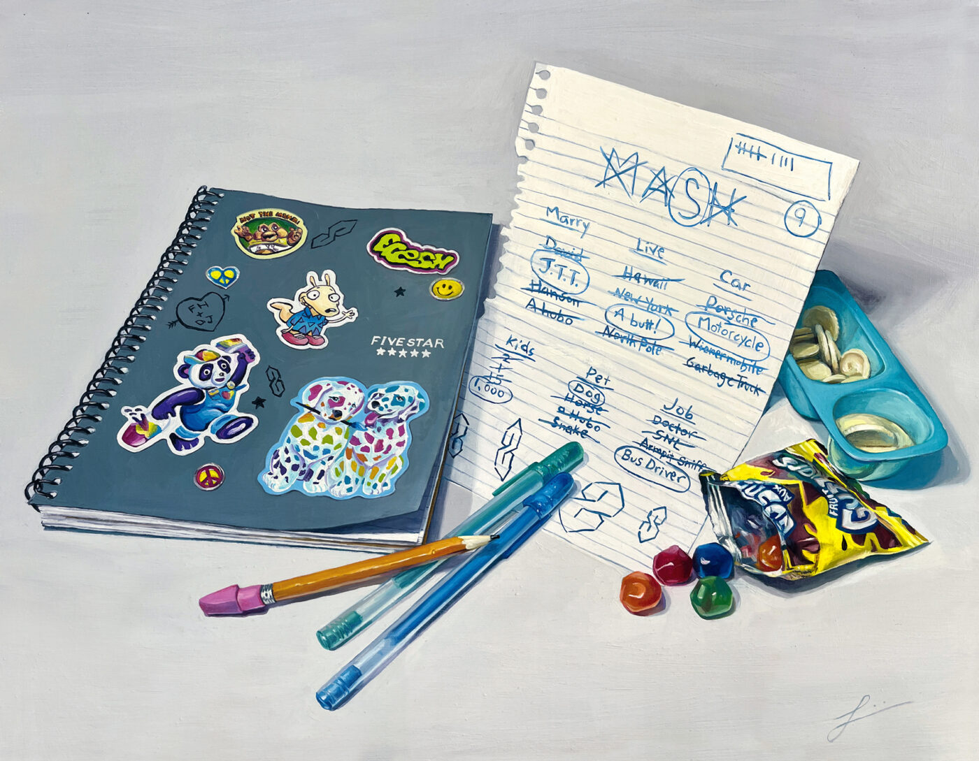 90s Kid – Paintings of objects that defined childhood in the 90s ...