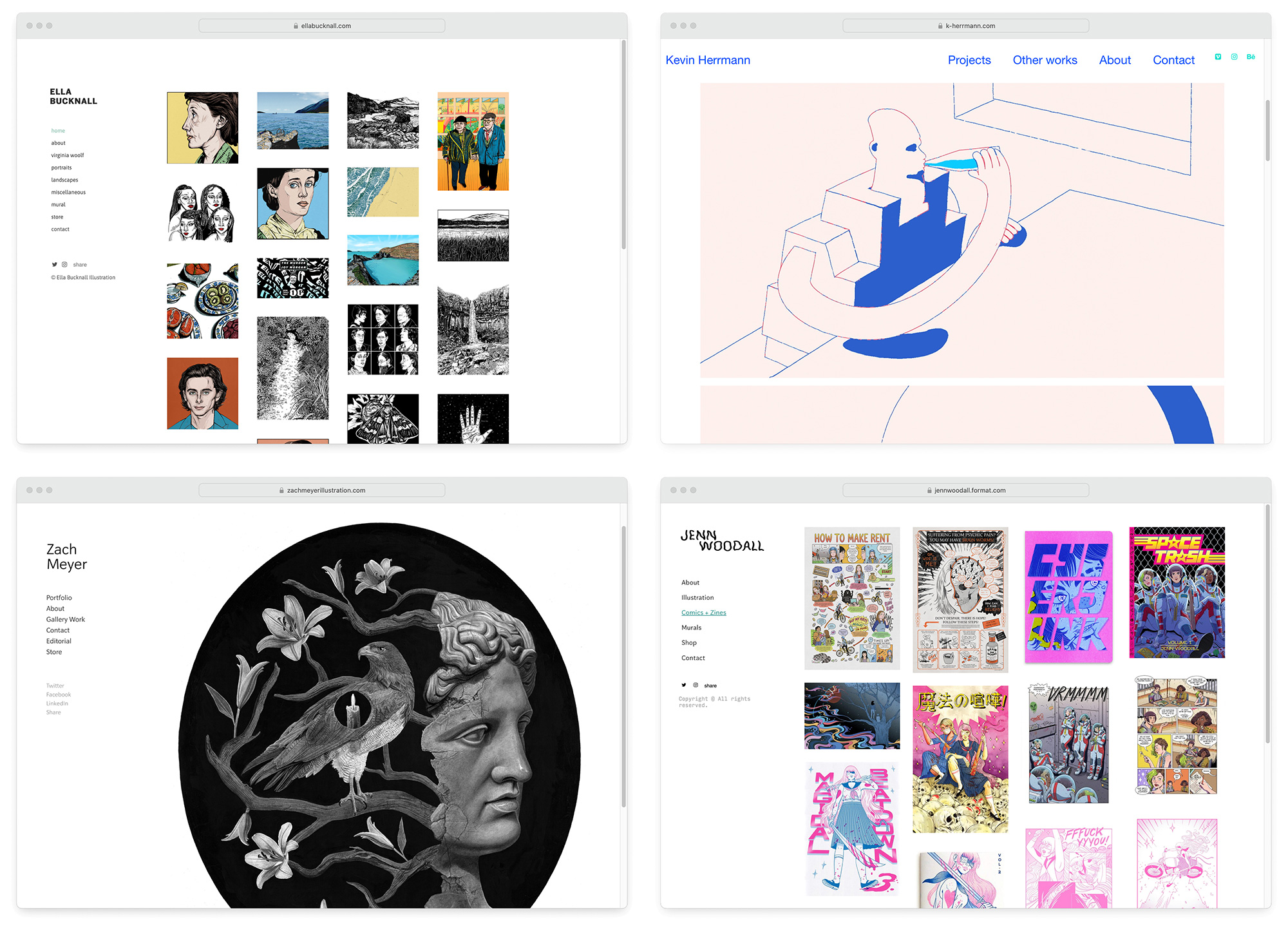 15 Illustration Portfolio Examples For Inspiration – BOOOOOOOM ...