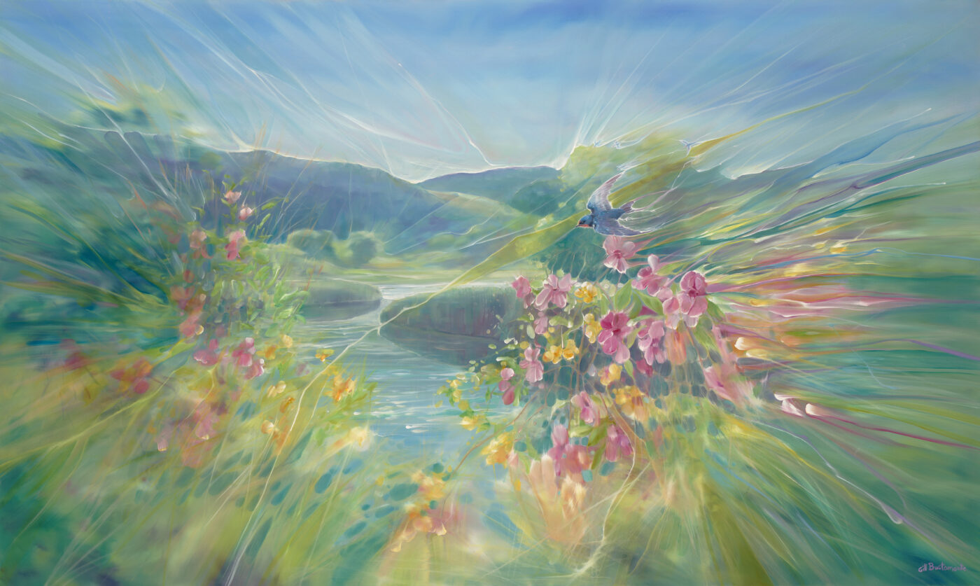 Gill Bustamante Semi-Abstract Landscape Paintings – BOOOOOOOM! – CREATE ...